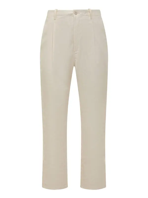 UNIVERSAL OVERALL Utility Trousers With Pincer Detailing - Ivory