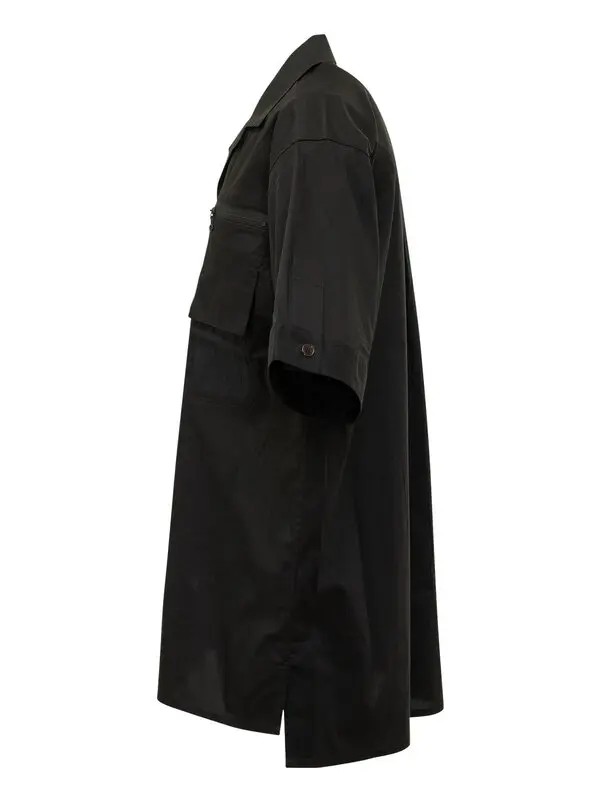 Y3 Cut-out Sleeves Shirt - Black