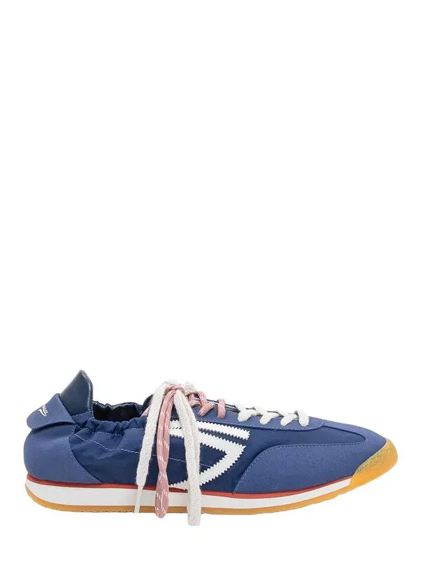 PURAAI Sneaker With Logo Detail - Ocean