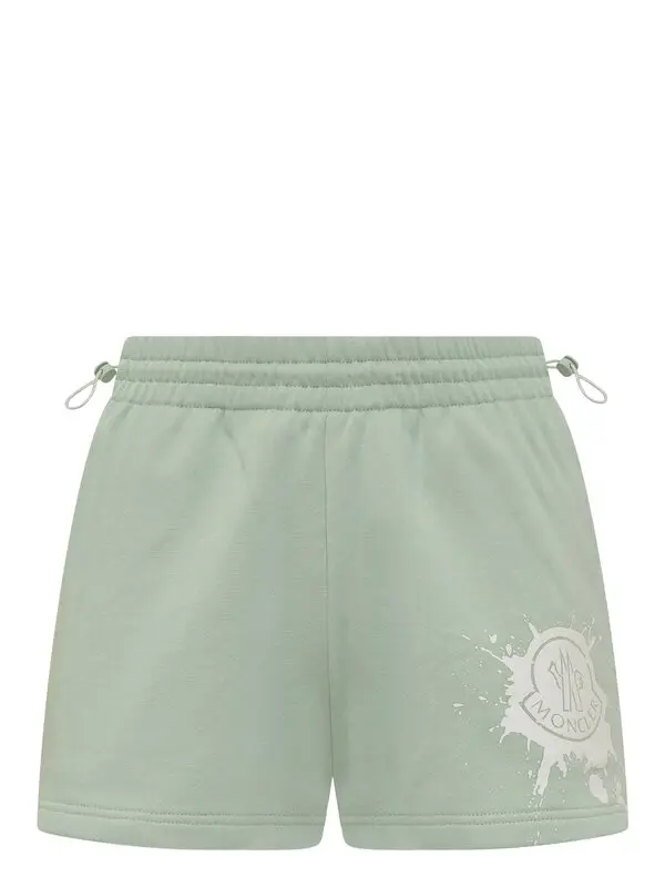 Moncler Logo-embellished Casual Shorts - Verde