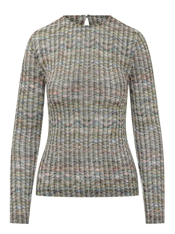 Missoni Caperdoni Crewneck Knit Sweater - Light Multicolor