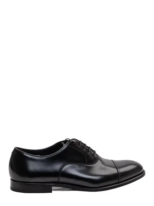 DOUCAL'S Oxford Cap Toe Lace-up Shoes - Nero