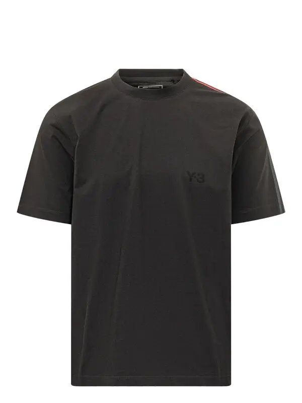 Y3 Enhanced Graphic Short Sleeve Tee - Black