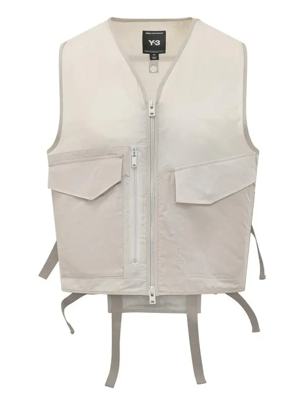 Y3 Tactical Zip Vest - Lbrown