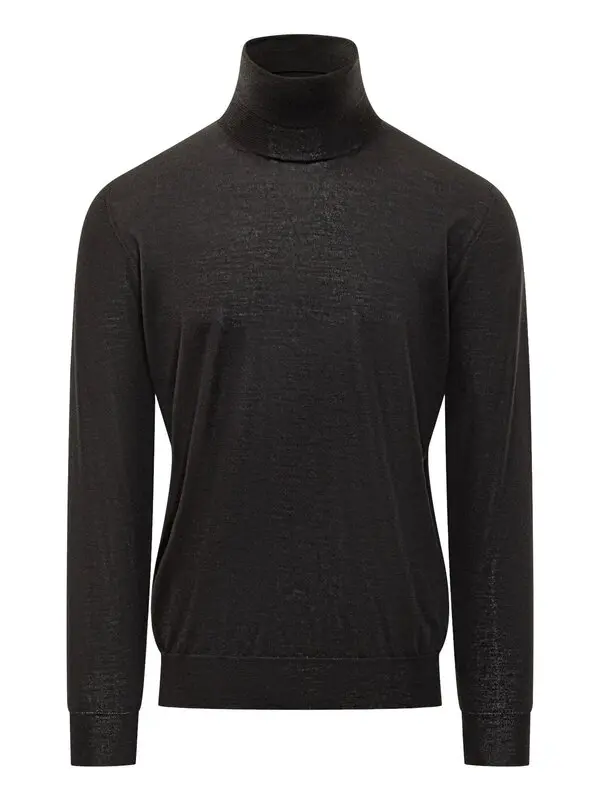 FILIPPO DE LAURENTIIS Dolcevita Knit Top - Nero
