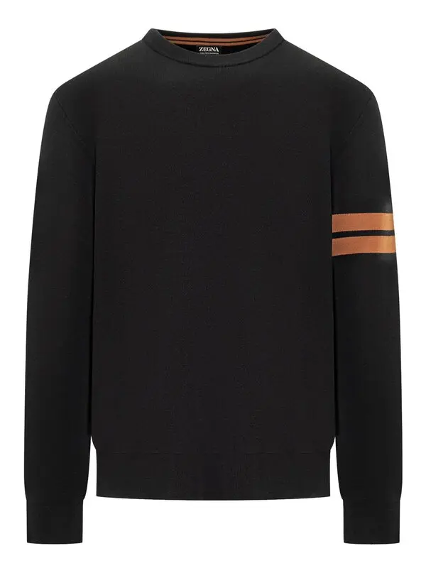 Zegna Sophisticated Knit Pullover - Black