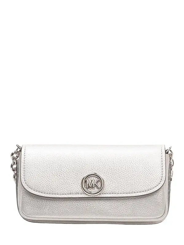 Michael Kors Chain Detail Shoulder Bag - Silver