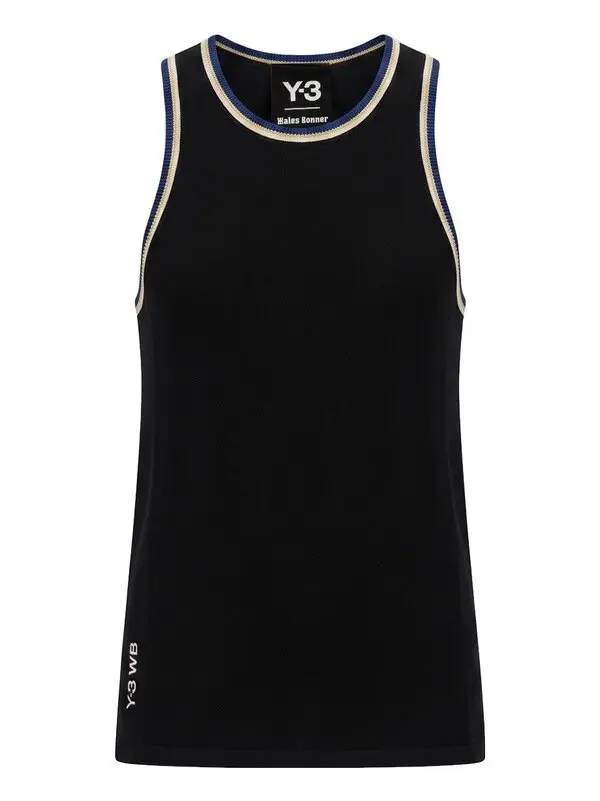 ADIDAS X WALES BONNER Y3 Knit Tank Top - Black