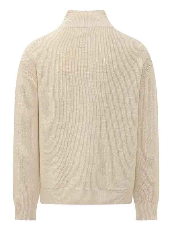 JW Anderson J. W. Anderson Half-zip Jumper For Fall 2026 - Ivory