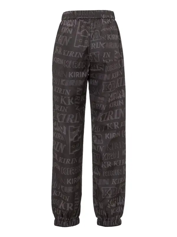 KIRIN PEGGY GOU Artistic Trousers With Exclusive Print - Nero