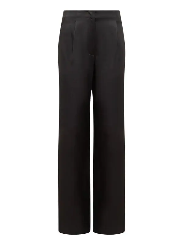 MSGM Paintntaloni Trousers - Black