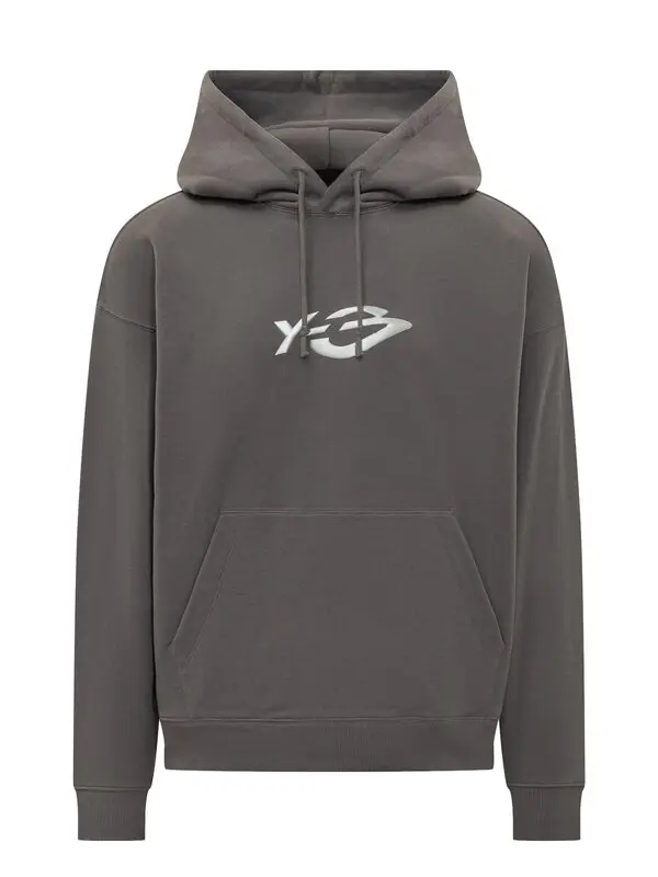Y3 Liquid Large Fit Hoodie - Grefiv