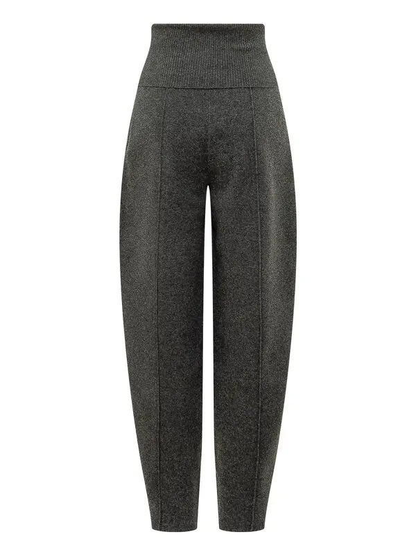 Zimmermann Knit Barrel Pants - Graphite