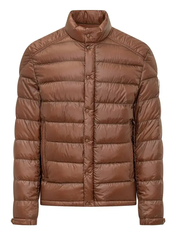 Moncler Lightweight Down Jacket - Marrone