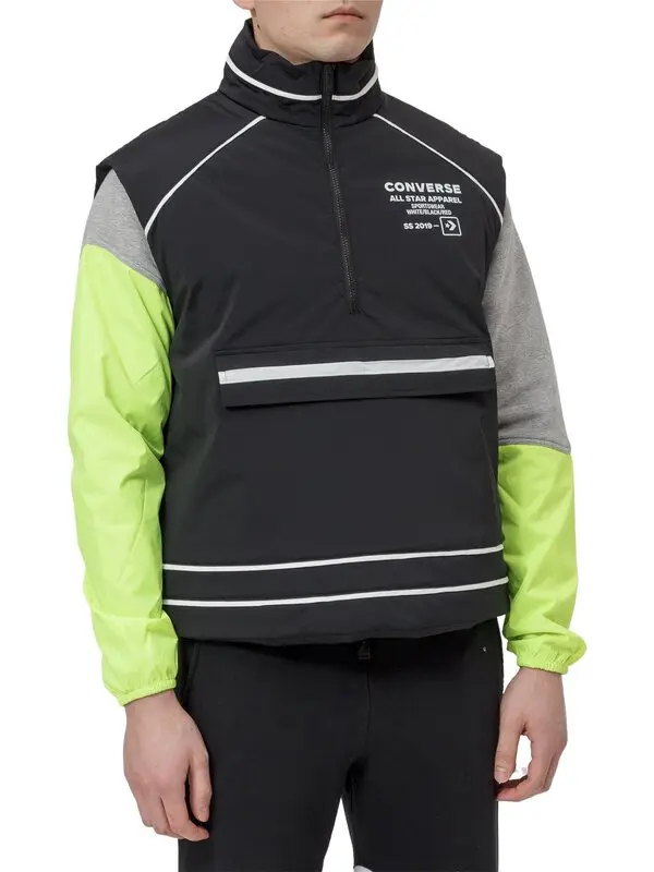 CONVERSE Full Zip Sweatshirt - Nero