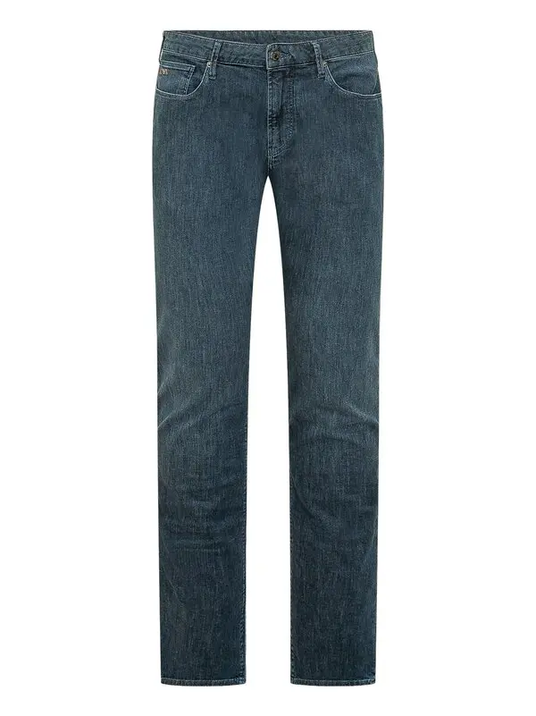 Emporio Armani Five-pocket Jeans - Medium Blue Denim