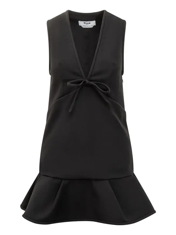 MSGM Tailored Mini Dress - Black