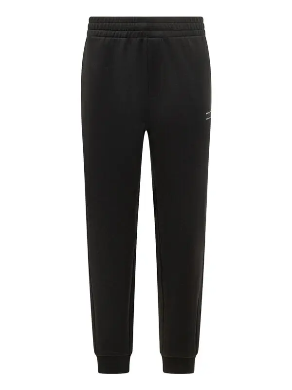 Moncler Cotton Jogging Trousers - Nero