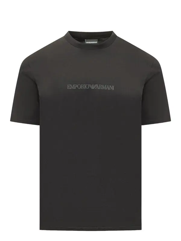 Emporio Armani Logo T-shirt - Black