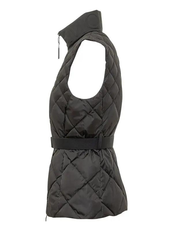 Moncler Quilted Belted Gilet - Nero