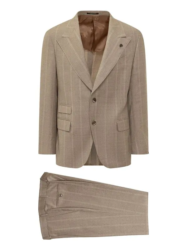 GABRIELE PASINI Sartorial Mini Dress Set - Beige