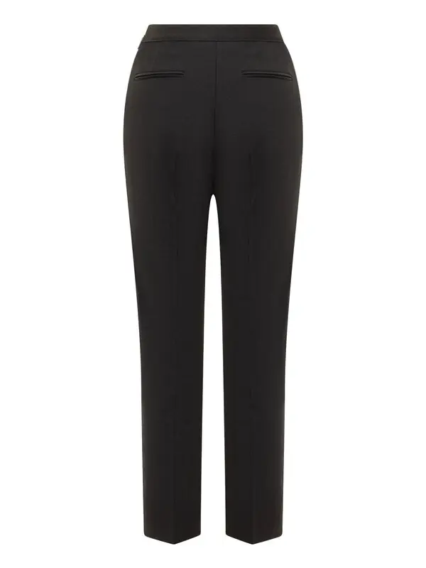 MSGM Virgin Wool Blend Trousers - Black