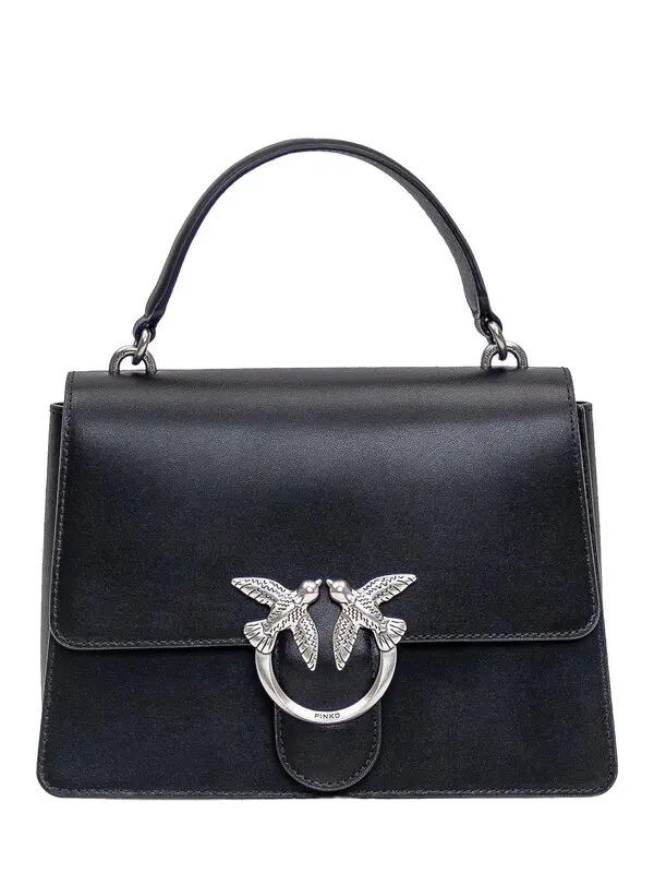 Pinko Love One Mini Top Handle Handbag - Black