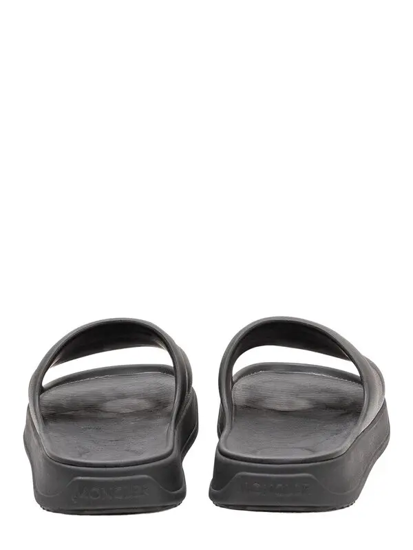 Moncler Sleek Comfort Sandals With Fascia - Nero
