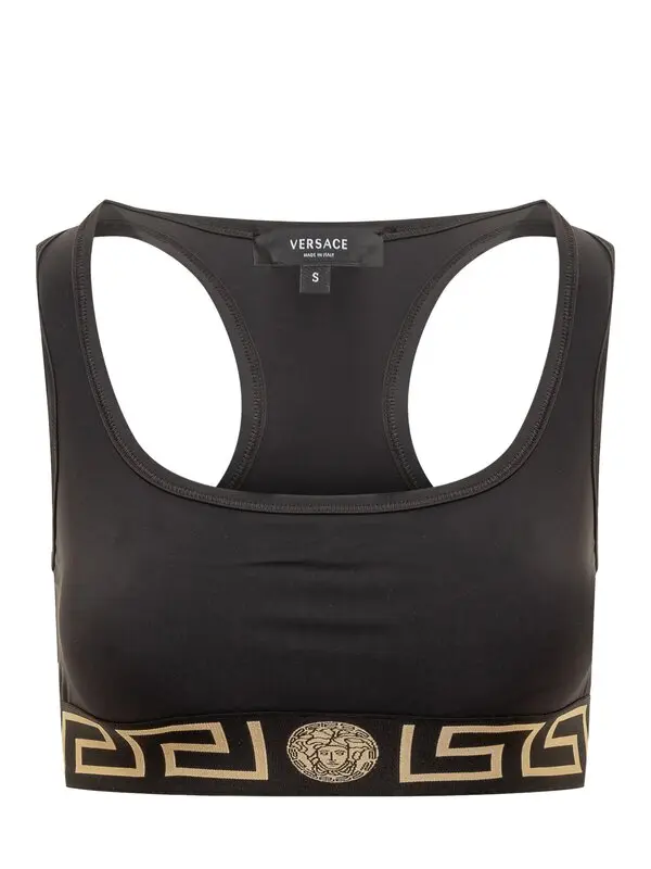 Versace Greek Design Mini Top - Nero
