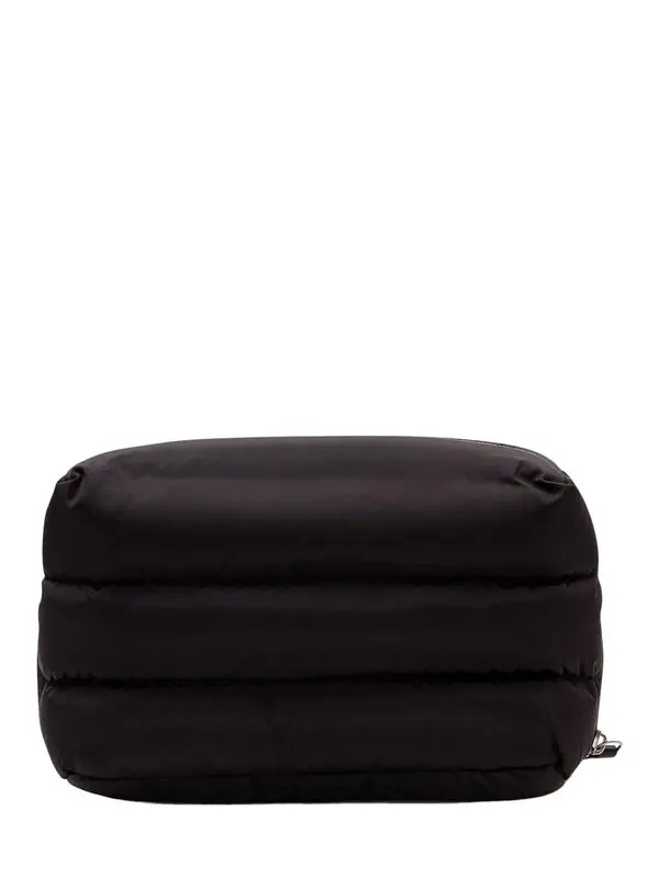 Moncler Mini Briefcase With Zip Closure - Nero