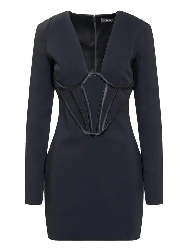 Versace Cocktail Suit Mini Dress - Nero