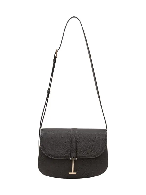 TOM FORD Curved Mini Crossbody Bag - Black