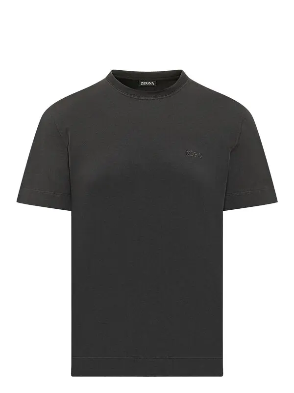 Zegna Minimal Giro Neck T-shirt - K09
