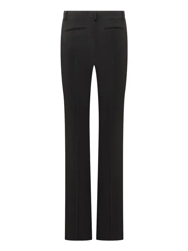 Versace Tailored Straight Leg Trousers - Black