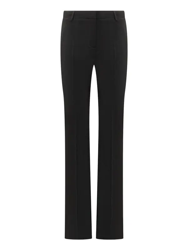 Versace Tailored Straight Leg Trousers - Black