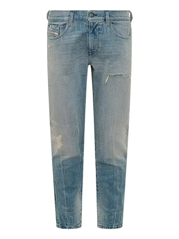 DIESEL® D-strukt Structured Slim Fit Jeans - 01