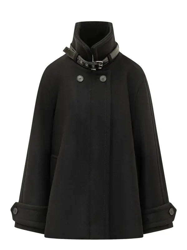 LANVIN High-neck Short Jacket - Black