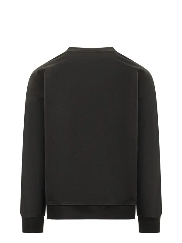 BARROW Graphic Bear Sweatshirt - Nero