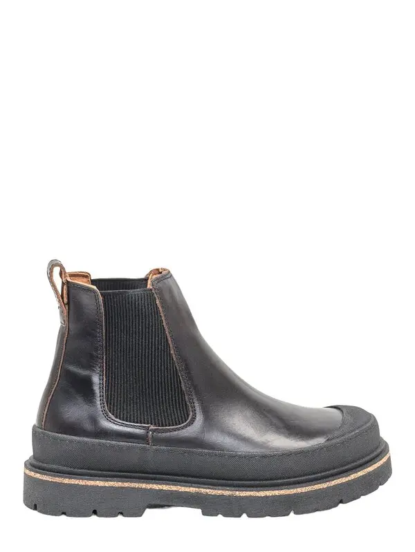 BIRKENSTOCK Leather Chelsea Boots - Black