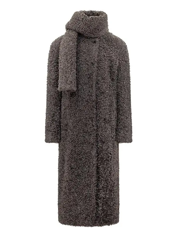 MSGM Tailored Overcoat - Grey