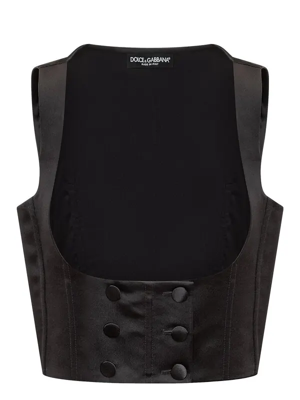Dolce & Gabbana Fall/winter 2025 Tailored Gilet - Nero