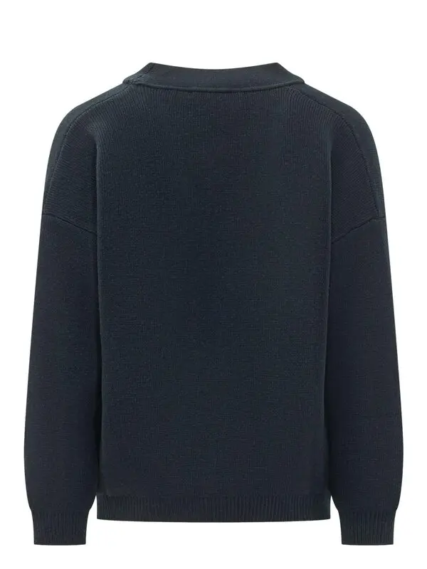 LANEUS Knit Cardigan - Blu