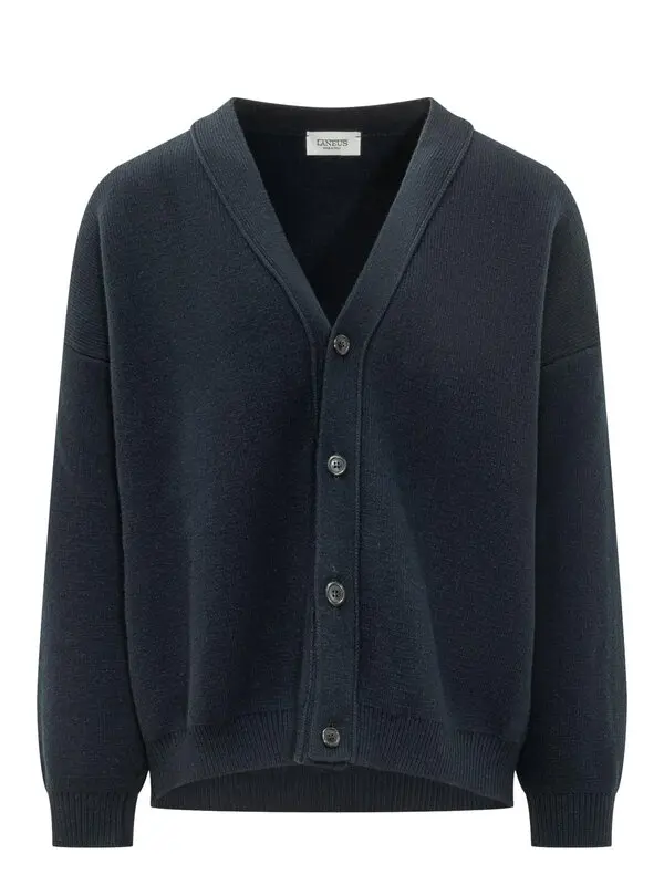 LANEUS Knit Cardigan - Blu