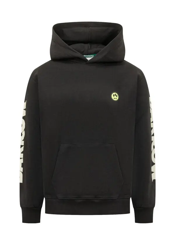 BARROW Graphic Logo Pullover Hoodie - Nero
