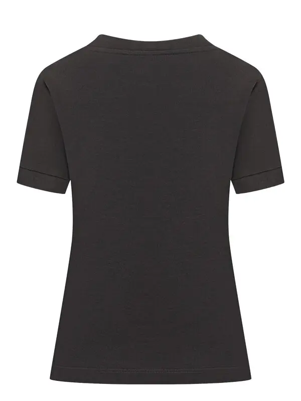Dolce & Gabbana Logo Appliqué T-shirt - Nero