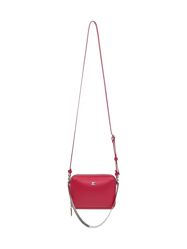 COURREGES Mini Chained Tote Bag - Ruby