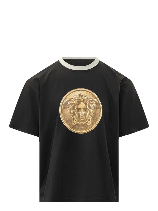 Versace Medusa Graphic T-shirt - Black