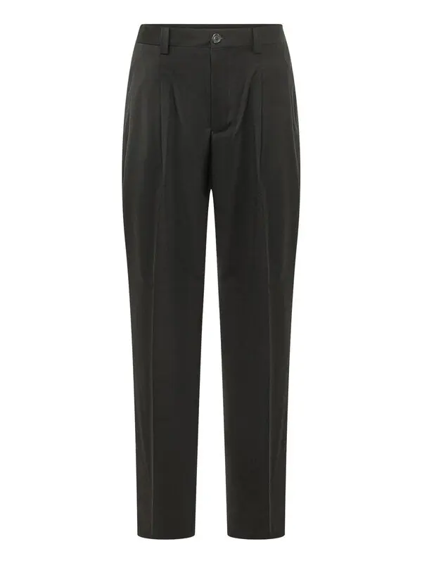 LANEUS Wide-leg Trousers - Nero