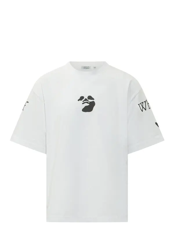 Off-White Swimming Logo Graphic T-shirt - White