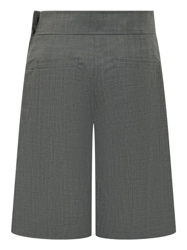 GANNI Bermuda Shorts With Large Pocket - Phantom